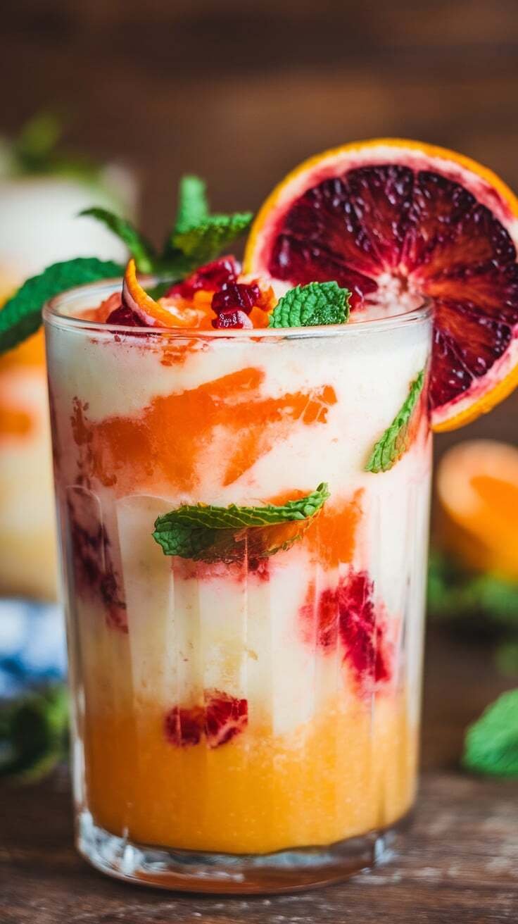 Blood Orange and Vanilla Ice Slushie - Slushie Rush