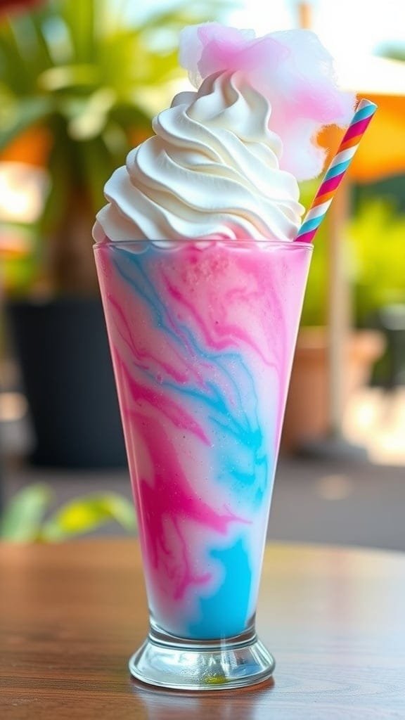 Cotton Candy Swirl Slushie - Slushie Rush